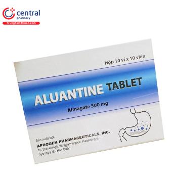 [CHÍNH HÃNG] Thuốc Aluantine tablet 500mg chỉ định viêm dạ dày