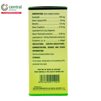 Thuốc Amelicol - Trị ho, đau họng, sổ mũi, sát trùng đường hô hấp