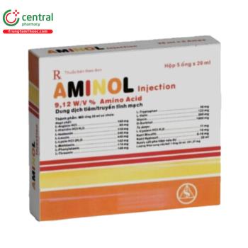 Thuốc Aminol Injection bổ sung amino acid cho người thiếu chất dinh dưỡng