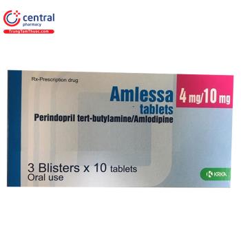 Thuốc Amlessa Tablets 4mg/10mg điều trị cao huyết áp, mạch vành