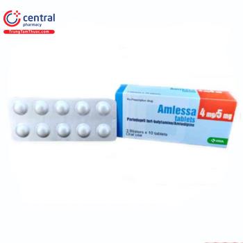 [CHÍNH HÃNG] Thuốc Amlessa 4mg/5mg - hạ huyết áp và bệnh mạch vành