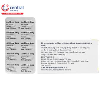 [CHÍNH HÃNG] Thuốc Amlibon 5mg - Thuốc điều trị huyết áp cao