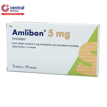 [CHÍNH HÃNG] Thuốc Amlibon 5mg - Thuốc điều trị huyết áp cao