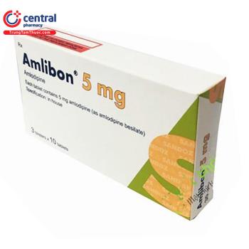 [CHÍNH HÃNG] Thuốc Amlibon 5mg - Thuốc điều trị huyết áp cao