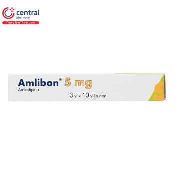 [CHÍNH HÃNG] Thuốc Amlibon 5mg - Thuốc điều trị huyết áp cao
