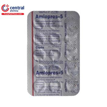 Thuốc Amlopres-5: Công dụng, liều dùng và giá bán