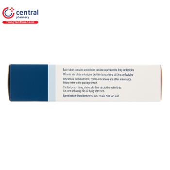 [CHÍNH HÃNG] Thuốc Amlor 5mg Pfizer điều trị tăng huyết áp