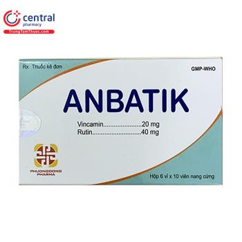 [CHÍNH HÃNG] Thuốc Anbatik điều trị suy giảm nhận thức ở người già