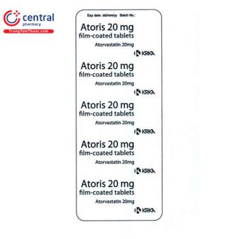[CHÍNH HÃNG] Thuốc Atoris 20mg giảm thiểu nguy cơ mắc bệnh tim mạch