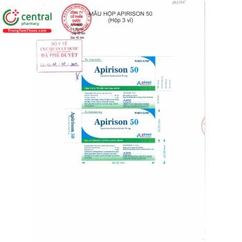 Thuốc Apirison 50 (Eperison) điều trị tăng trương lực cơ và liệt cứng