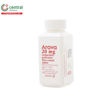 Thuốc Arava 20mg chứa Leflunomide điều trị viêm khớp dạng thấp và viêm ...