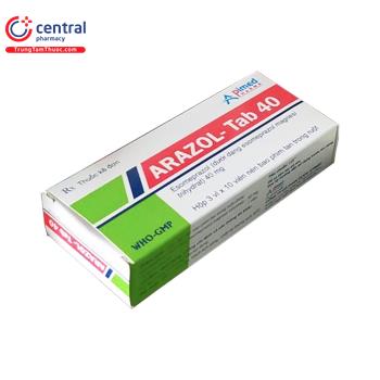 [CHÍNH HÃNG] Thuốc Arazol-Tab 40 giảm acid và trào ngược dạ dày