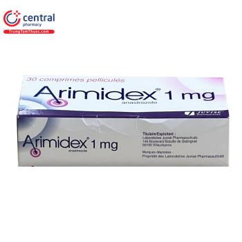 [CHÍNH HÃNG] Thuốc Arimidex 1mg điều trị ung thư vú