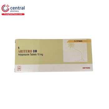 [CHÍNH HÃNG] Thuốc Aritero 10 điều trị bệnh lý tâm thần phân liệt.