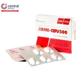 [CHÍNH HÃNG] Thuốc Arme-cefu 500 điều trị nhiễm khuẩn hô hấp