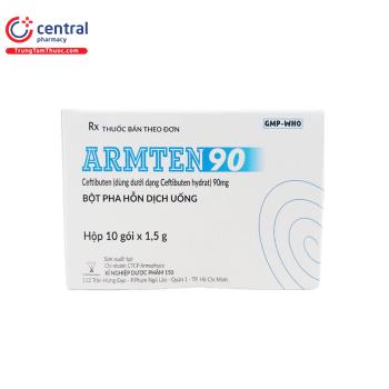[CHÍNH HÃNG] Thuốc Armten 90 điều trị nhiễm khuẩn ở trẻ em