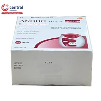 [CHÍNH HÃNG] Thuốc Anoro Ellipta điều trị tắc nghẽn phổi mãn tính