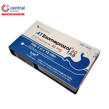 [CHÍNH HÃNG] Thuốc A.T Esomeprazol 40mg điều trị loét dạ dày tá tràng