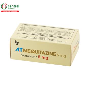 Thuốc A.T Mequitazine 5mg điều trị viêm mũi, viêm kết mạc dị ứng