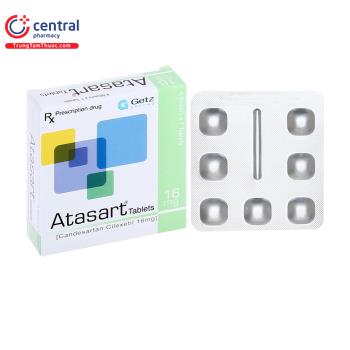 Thuốc Atasart Tablets 16mg trị cao huyết áp không rõ nguyên do