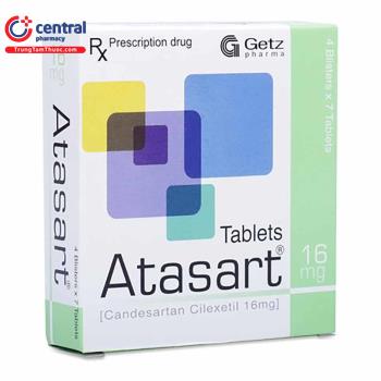 Thuốc Atasart Tablets 16mg trị cao huyết áp không rõ nguyên do