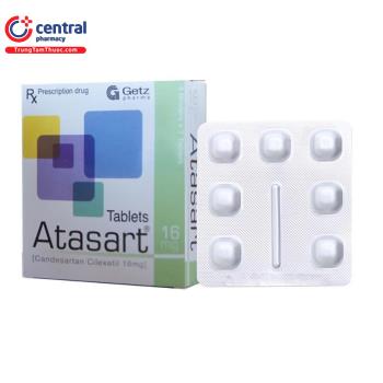 Thuốc Atasart Tablets 16mg trị cao huyết áp không rõ nguyên do