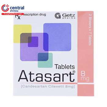 [CHÍNH HÃNG] Thuốc Atasart Tablets 8mg - Hạ huyết áp nhanh chóng