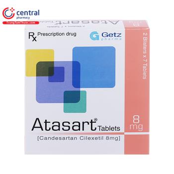 [CHÍNH HÃNG] Thuốc Atasart Tablets 8mg - Hạ huyết áp nhanh chóng