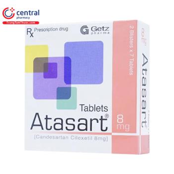 [CHÍNH HÃNG] Thuốc Atasart Tablets 8mg - Hạ huyết áp nhanh chóng