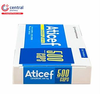 Thuốc Aticef 500mg (Cefadroxil) Dược Hậu Giang: điều trị nhiễm khuẩn