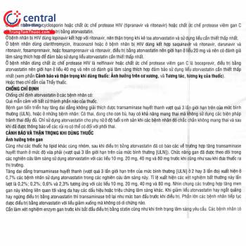 Thuốc Atorlip 10 điều trị cholesterol cao và giảm nguy cơ đột quỵ