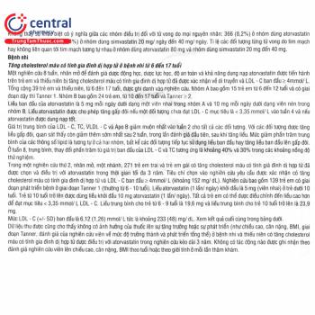 Thuốc Atorlip 10 điều trị cholesterol cao và giảm nguy cơ đột quỵ