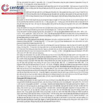 Thuốc Atorlip 10 điều trị cholesterol cao và giảm nguy cơ đột quỵ
