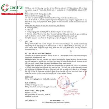 Thuốc Atrox 10 - điều trị tăng cholesterol máu, tăng lipid máu