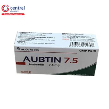 [CHÍNH HÃNG] Thuốc Aubtin 7.5mg - điều trị triệu chứng đau thắt ngực