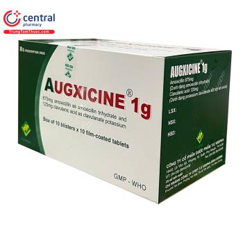 [CHÍNH HÃNG] Thuốc Augxicine 1g - Chống nhiễm khuẩn hiệu quả