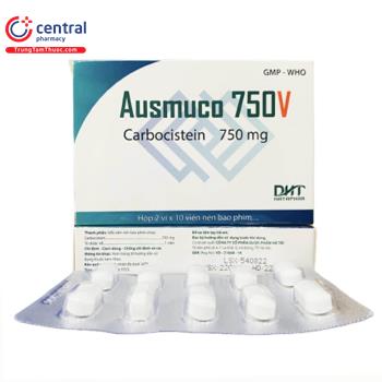 [CHÍNH HÃNG] Thuốc Ausmuco 750V - Hỗ trợ long đờm hiệu quả.