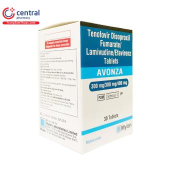 [CHÍNH HÃNG] Thuốc Avonza 300mg/300mg/400mg điều trị nhiễm HIV - 1