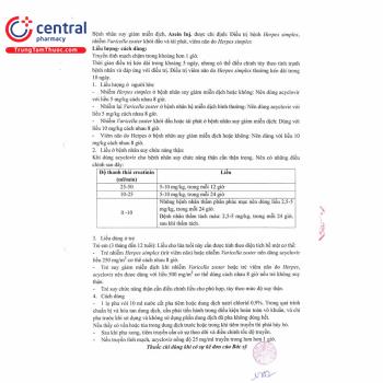 [CHÍNH HÃNG] Thuốc Azein Inj. điều trị bệnh zona hiệu quả