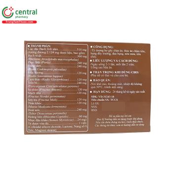 Thuốc Bạch Linh Sâm Đông Dược Việt cải thiện tình trạng tỳ dương hư