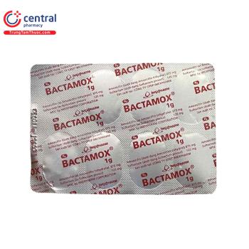 [CHÍNH HÃNG] Thuốc Bactamox 1g dùng trong các trường hợp nhiễm khuẩn