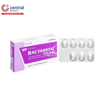 [CHÍNH HÃNG] Thuốc Bactamox 500mg - Kháng sinh điều trị nhiễm khuẩn