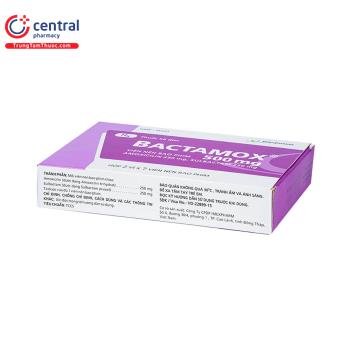 [CHÍNH HÃNG] Thuốc Bactamox 500mg - Kháng sinh điều trị nhiễm khuẩn