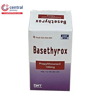 [CHÍNH HÃNG] Thuốc điều trị cường giáp Basethyrox 100mg Hataphar
