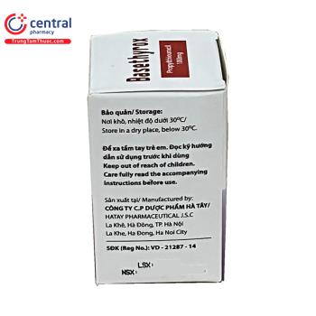 [CHÍNH HÃNG] Thuốc điều trị cường giáp Basethyrox 100mg Hataphar