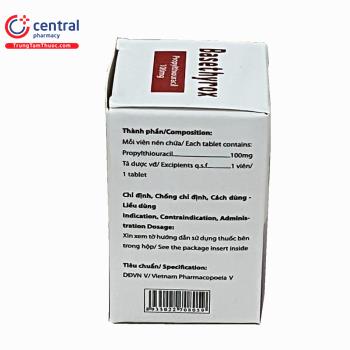 [CHÍNH HÃNG] Thuốc điều trị cường giáp Basethyrox 100mg Hataphar