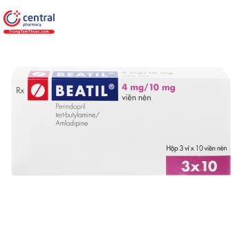 [CHÍNH HÃNG] Thuốc Beatil 4mg/10mg - điều trị bệnh mạch vành