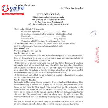 [CHÍNH HÃNG] Thuốc BECLOGEN cream điều trị viêm da hiệu quả