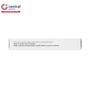 [CHÍNH HÃNG] Thuốc Beprasan 20mg làm lành vết loét dạ dày tá tràng