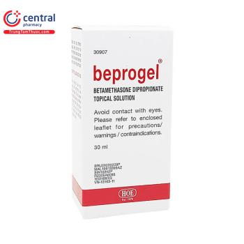 [CHÍNH HÃNG] Thuốc Beprogel 30ml điều trị viêm da, herpes